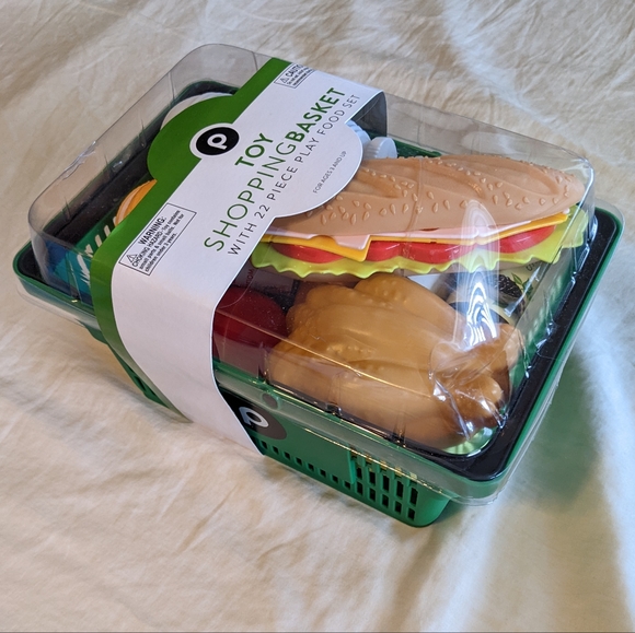 Publix | Toys | Nwt Publix Toy Shopping Basket And Food | Poshmark